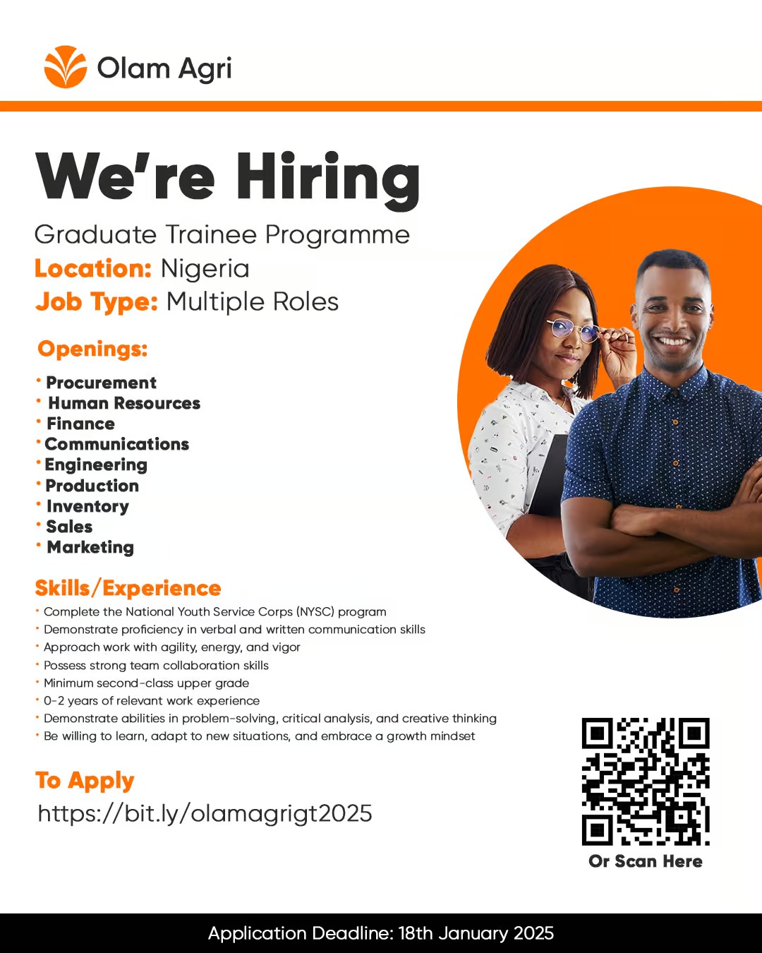 Olam Agri Opens 2025 Graduate Trainee Programme: Apply Now for Exciting Career Opportunities ...