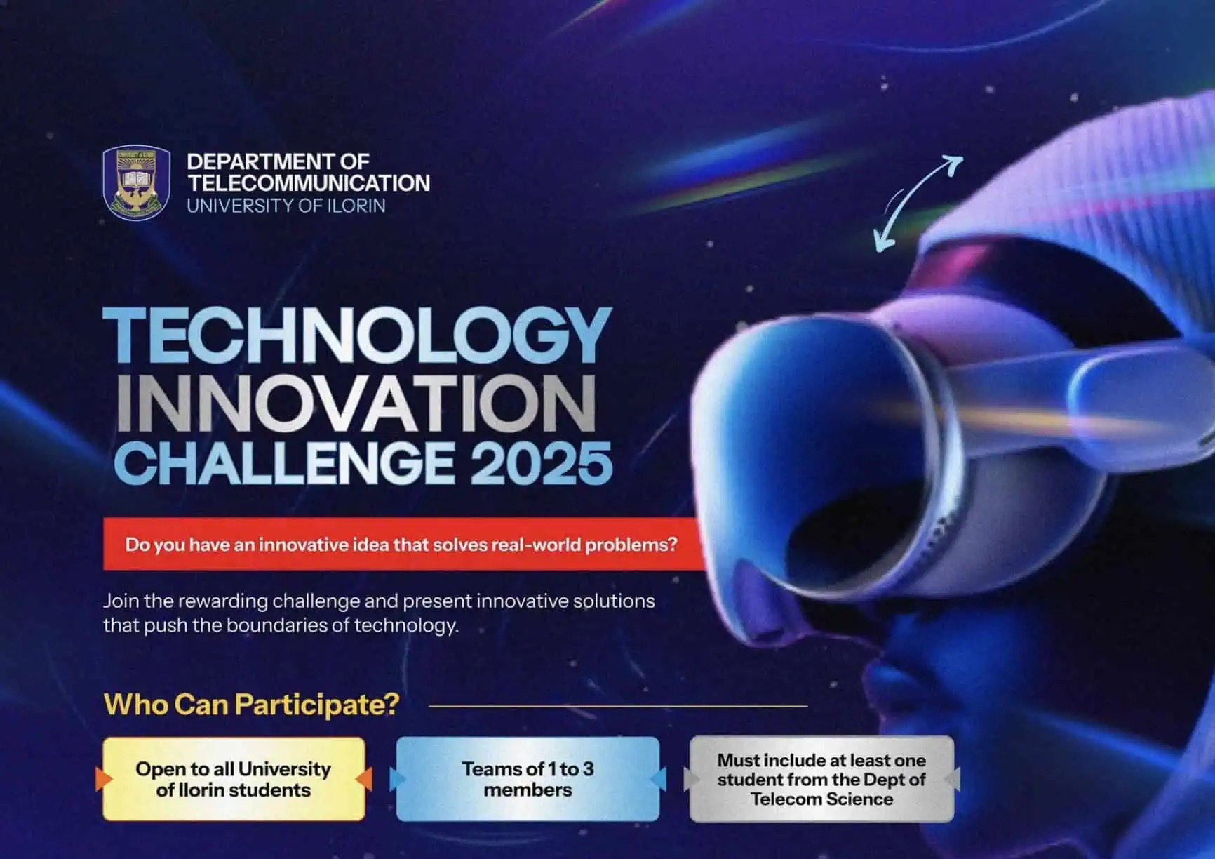 University of Ilorin Launches 2025 Tech Innovation Challenge with Cash Prizes for Winning Teams ...