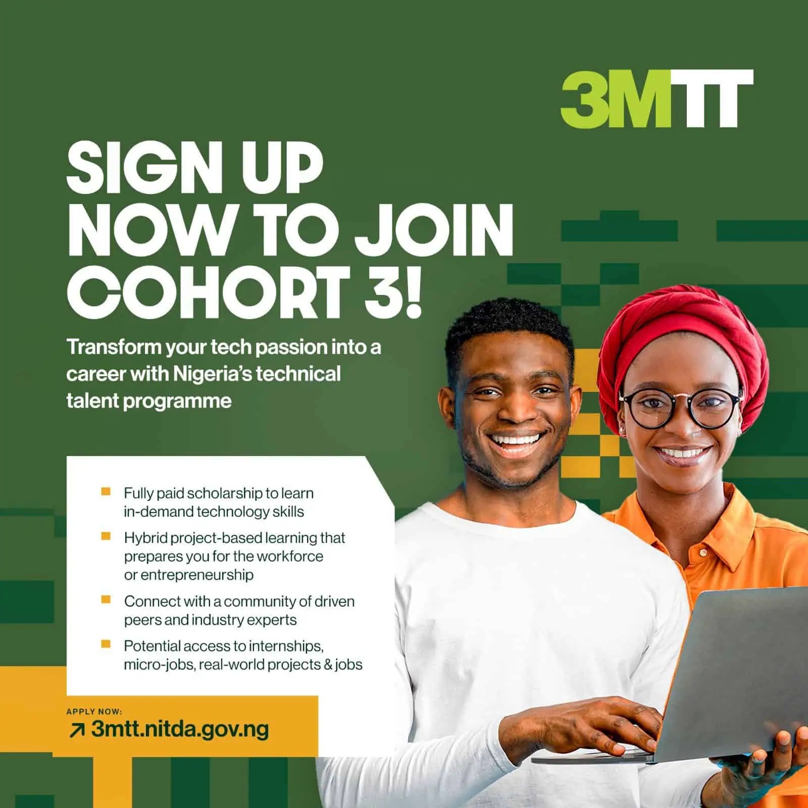 Federal Government’s 3 Million Technical Talent Programme (3MTT) Opens for Cohort 3 Applications ...