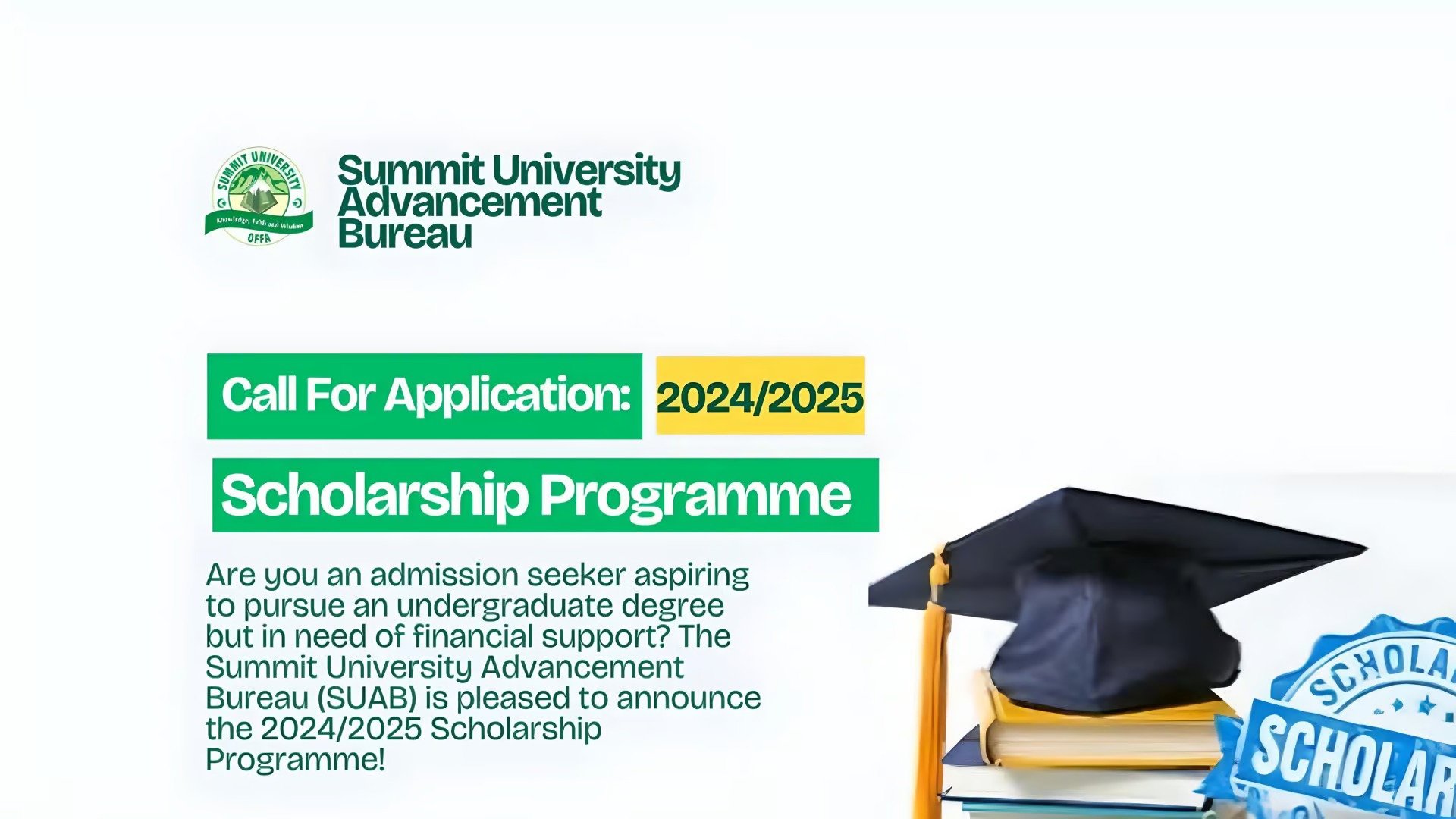 Summit University Launches Scholarship for Female Students in Nigeria ...