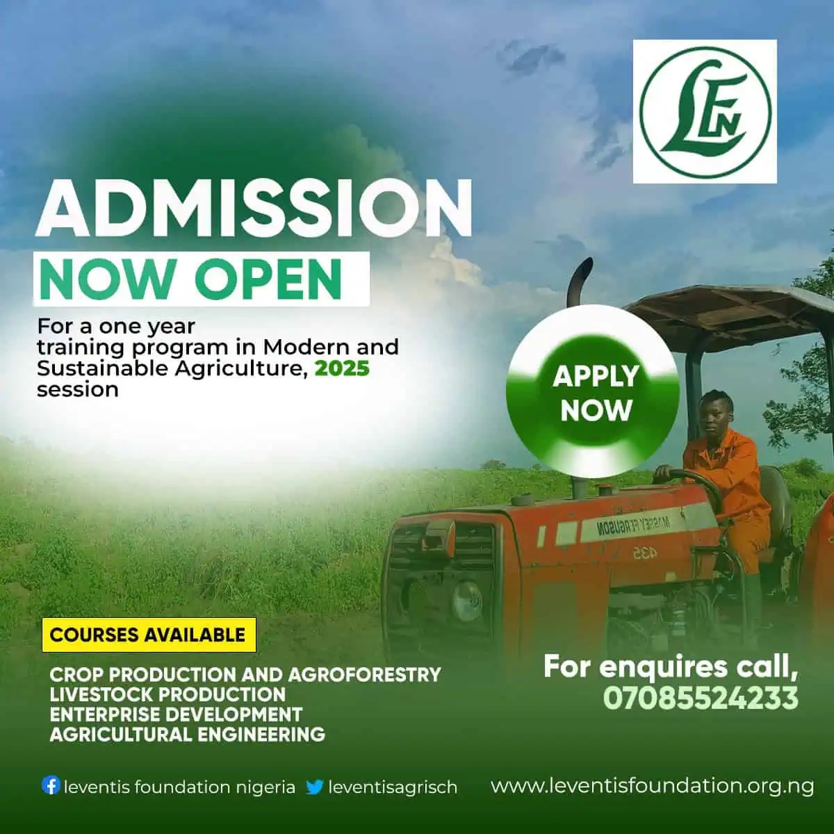 Leventis Foundation Nigeria Offers Free Training in Sustainable ...