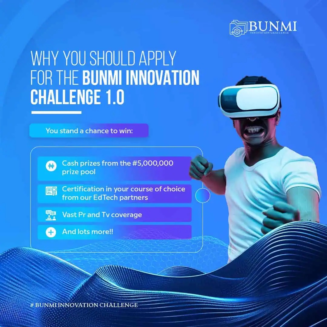 Bunmi Innovation Challenge 2025: A Chance for Students to Tackle ...