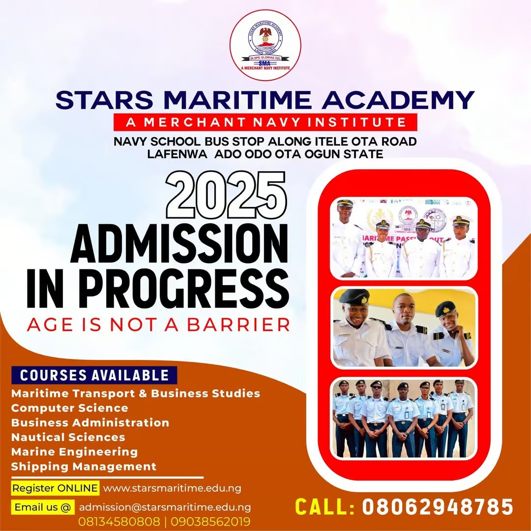 2025 Admission Open: Stars Maritime Academy Announces Second Batch ...