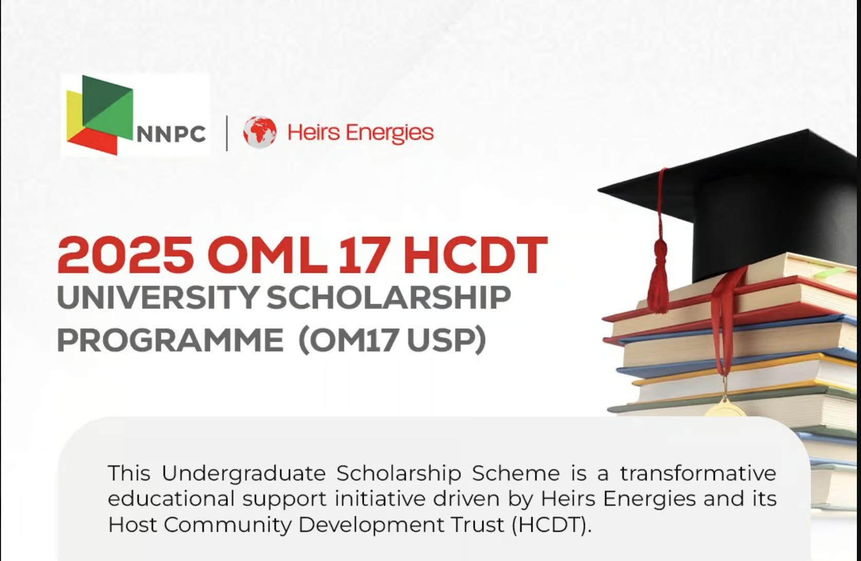 NNPC–Heirs Energies Scholarship 2025: How 100-Level Students from OML ...