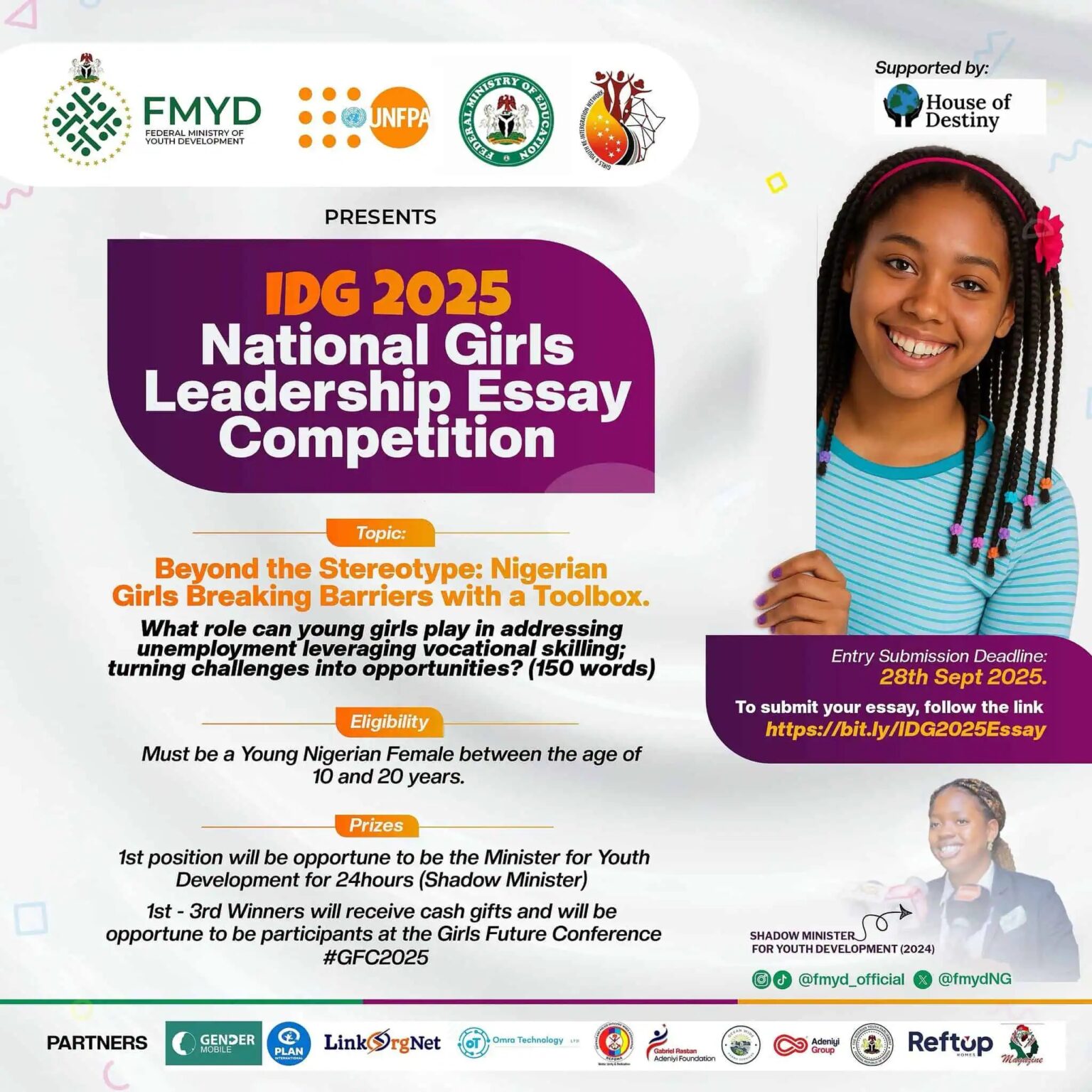IDG 2025 National Girls Essay Competition: How to Apply, Eligibility ...