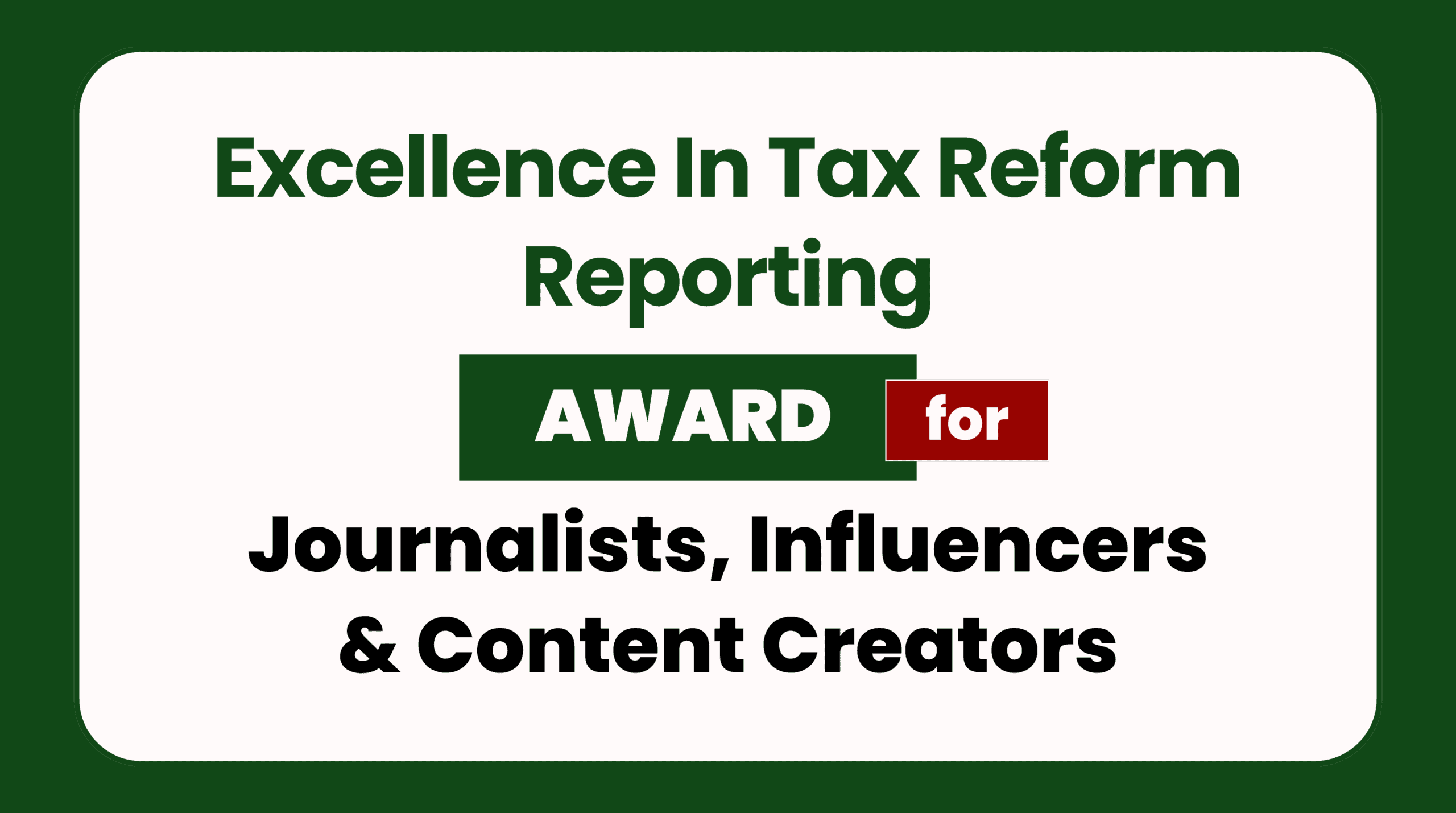 Presidential Committee Unveils ₦10 Million ‘Excellence in Tax Reform ...